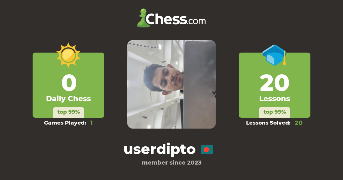 Dipto Mistry (userdipto) - Chess Profile - Chess.com