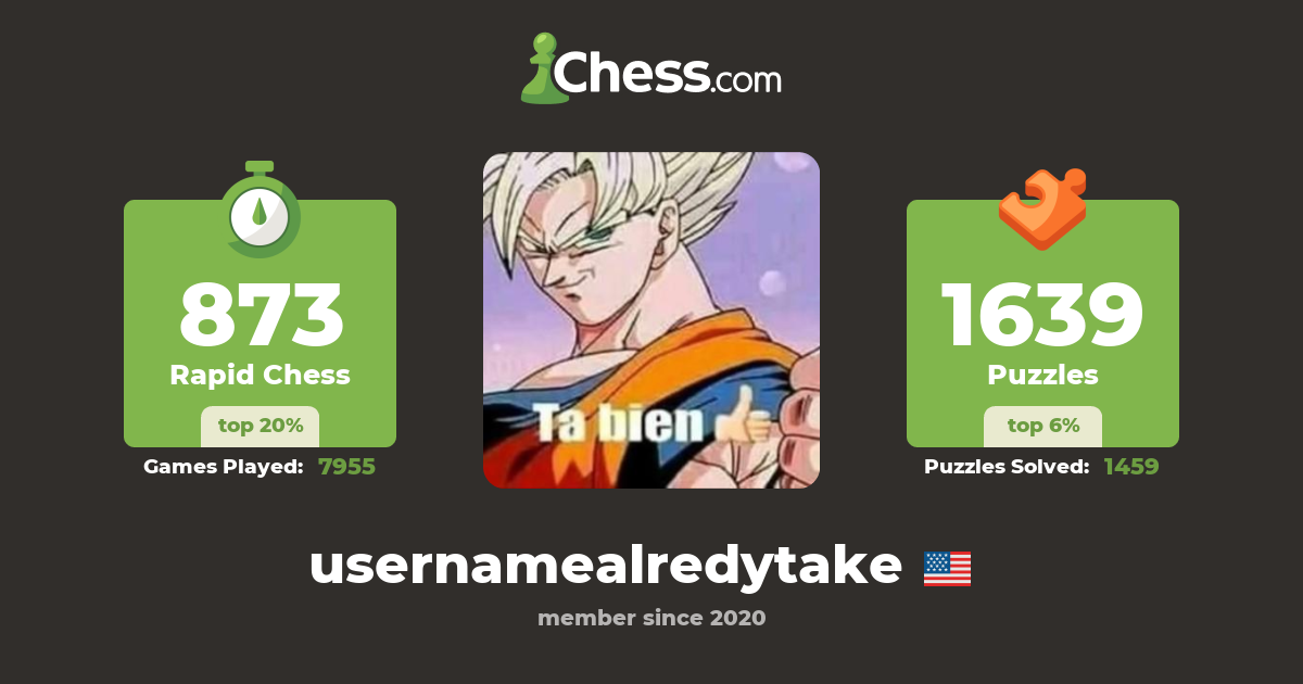 usernamealredytake - Chess Profile - Chess.com