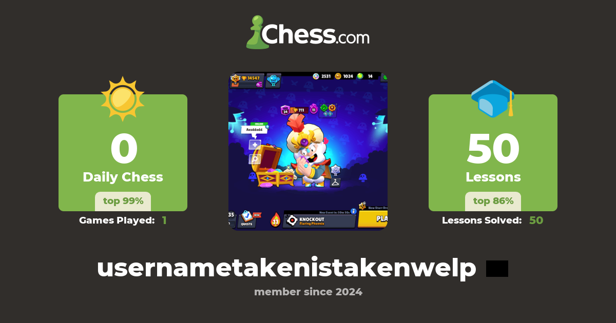 usernametakenistakenwelp - Chess Profile - Chess.com