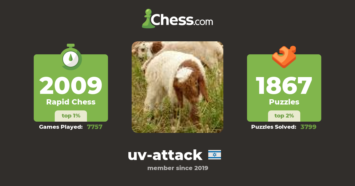 Yuval Eliba (uv-attack) - Chess Profile - Chess.com
