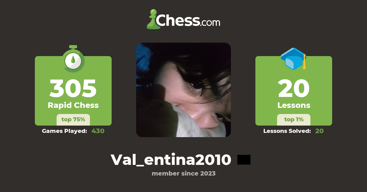 Valentina (Val_entina2010) - Chess Profile - Chess.com