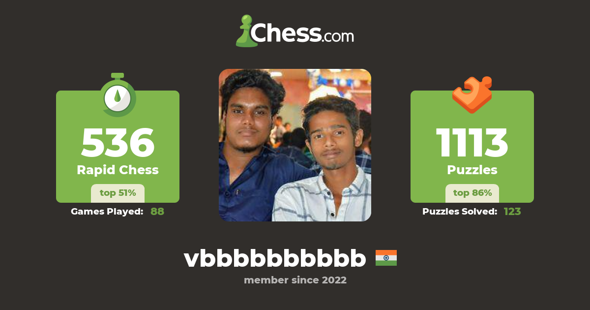 vbbbbbbbbbb - Chess Profile - Chess.com