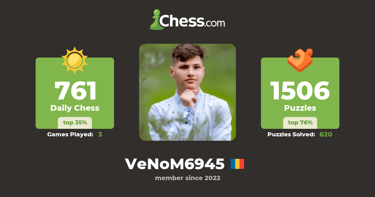 Robert Diac (VeNoM6945) - Chess Profile - Chess.com