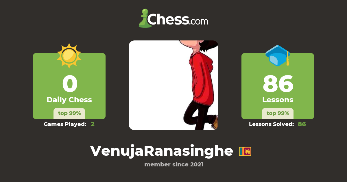 Venuja Himath (VenujaRanasinghe) - Chess Profile - Chess.com