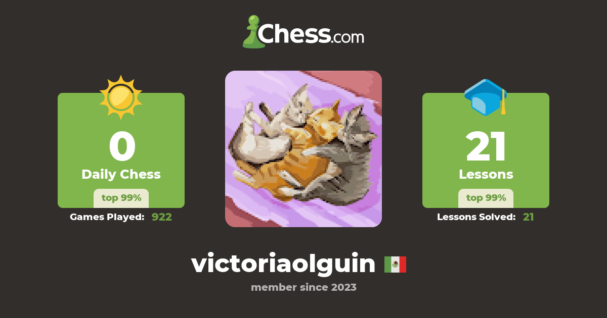 VICTORIA OLGUIN (victoriaolguin) - Chess Profile - Chess.com