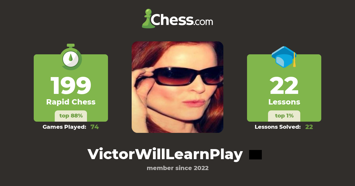 Victor (VictorWillLearnPlay) - Chess Profile - Chess.com