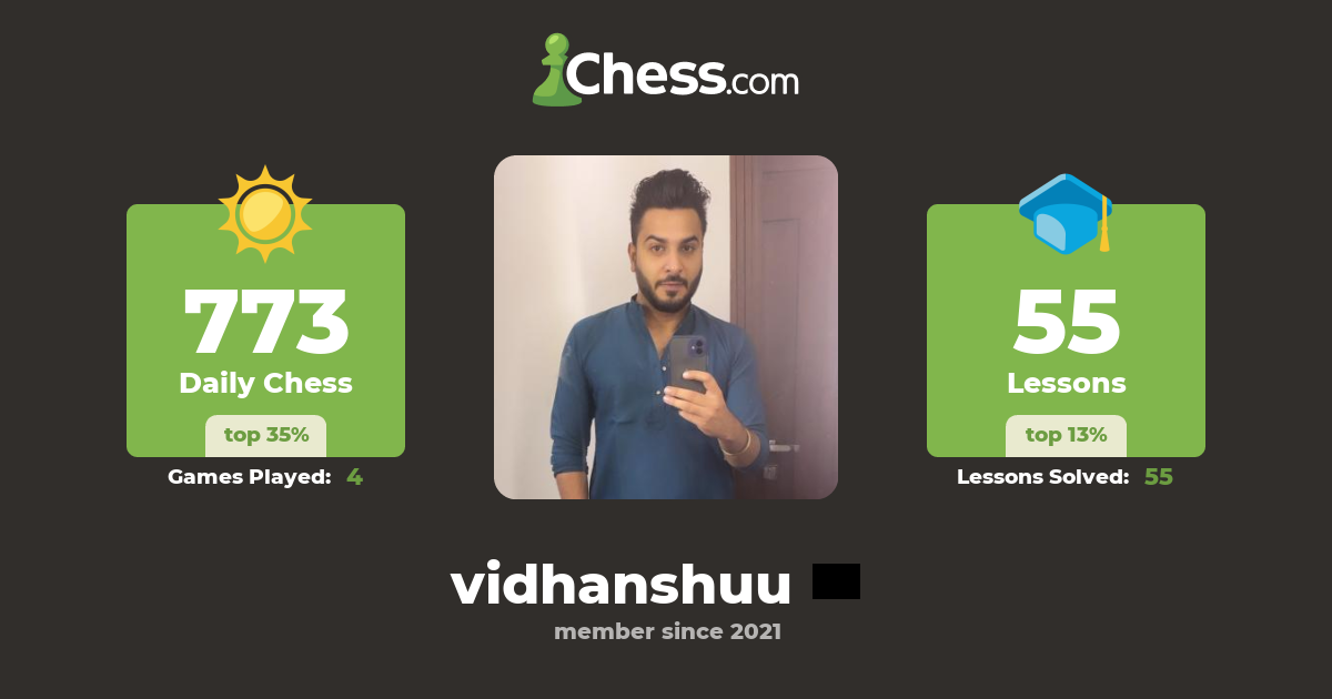 Vidhanshu Arora (vidhanshuu) - Chess Profile - Chess.com
