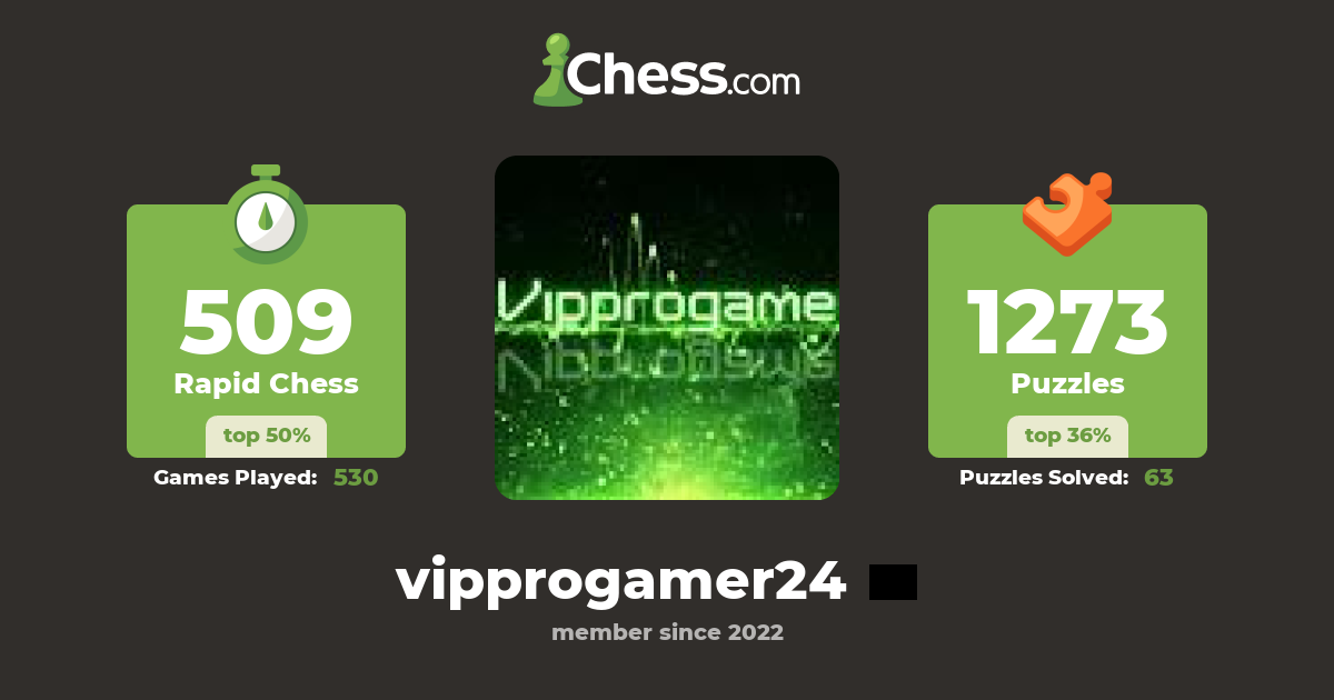 vippro gamer (vipprogamer24) - Chess Profile - Chess.com
