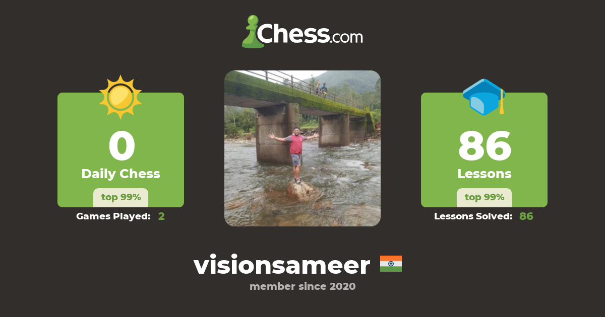 visionsameer - Chess Profile - Chess.com