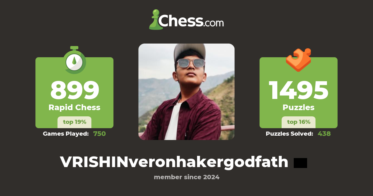 vrishin Goswami (VRISHINveronhakergodfath) - Chess Profile - Chess.com