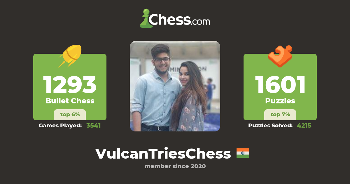 Aditya Sarin (VulcanTriesChess) - Chess Profile - Chess.com