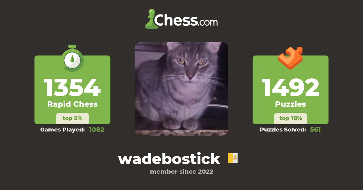 Wade Bostick (wadebostick) - Chess Profile - Chess.com