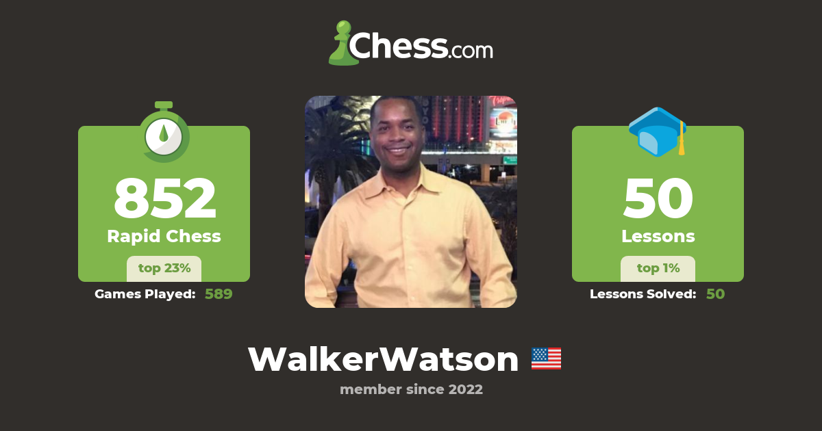 Walker Watson (WalkerWatson) - Chess Profile - Chess.com