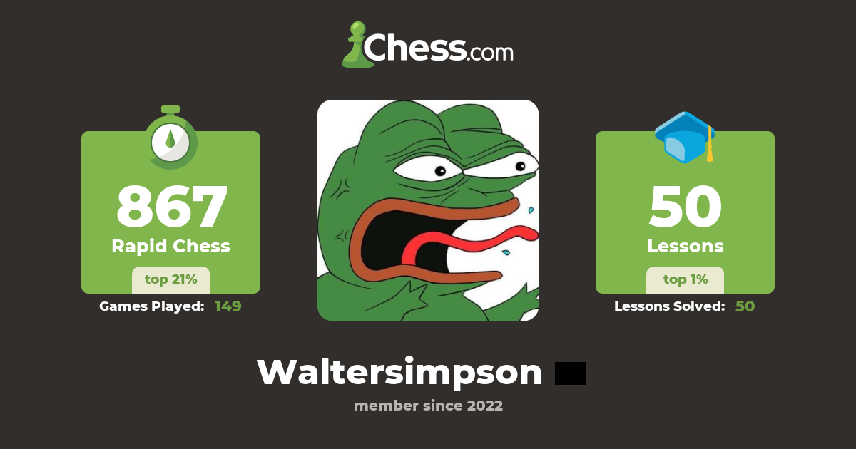 Walter simpson (Waltersimpson) - Chess Profile - Chess.com