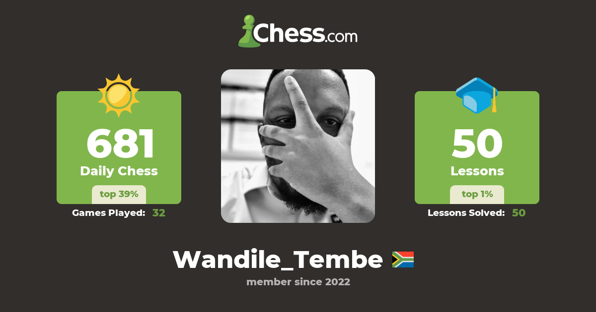 Wandile Tembe (Wandile_Tembe) - Chess Profile - Chess.com