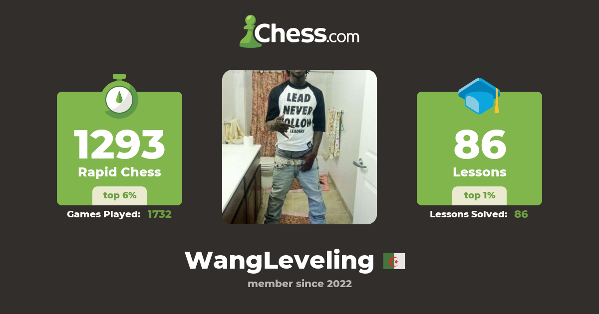 Wang Leveling (WangLeveling) - Chess Profile - Chess.com