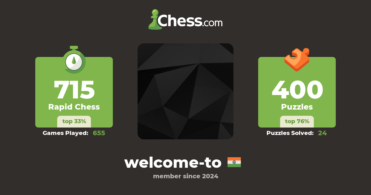 welcome-to - Chess Profile - Chess.com