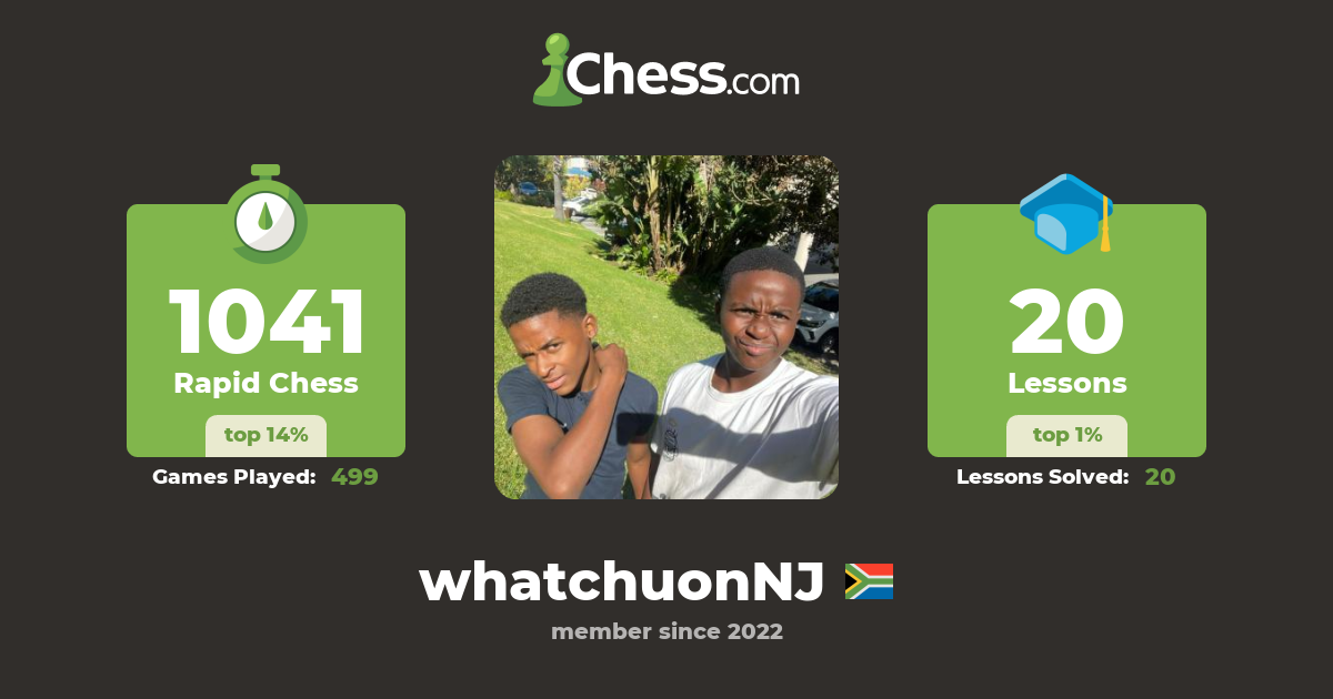 Liselihle Mdumaza (whatchuonNJ) - Chess Profile - Chess.com