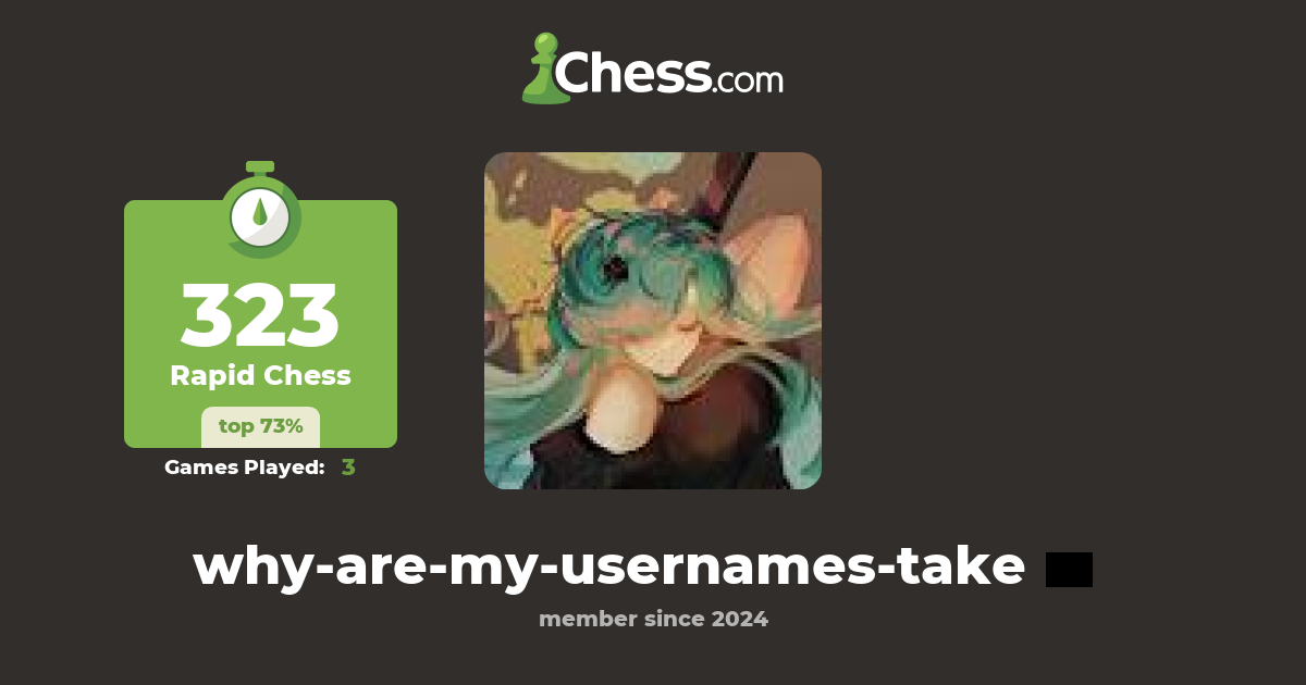 Jellyfish ovo (why-are-my-usernames-take) - Chess Profile - Chess.com