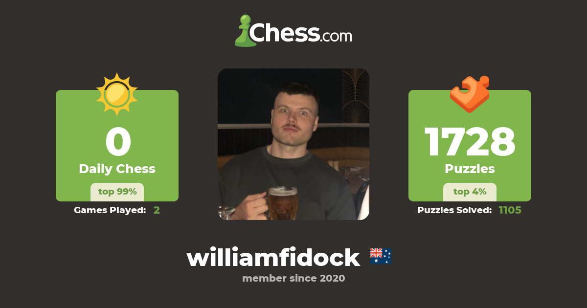 William Fidock (williamfidock) - Chess Profile - Chess.com