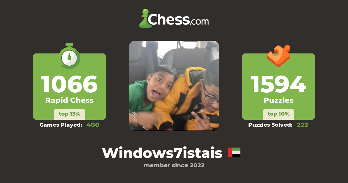 Windows7istais - Chess Profile - Chess.com