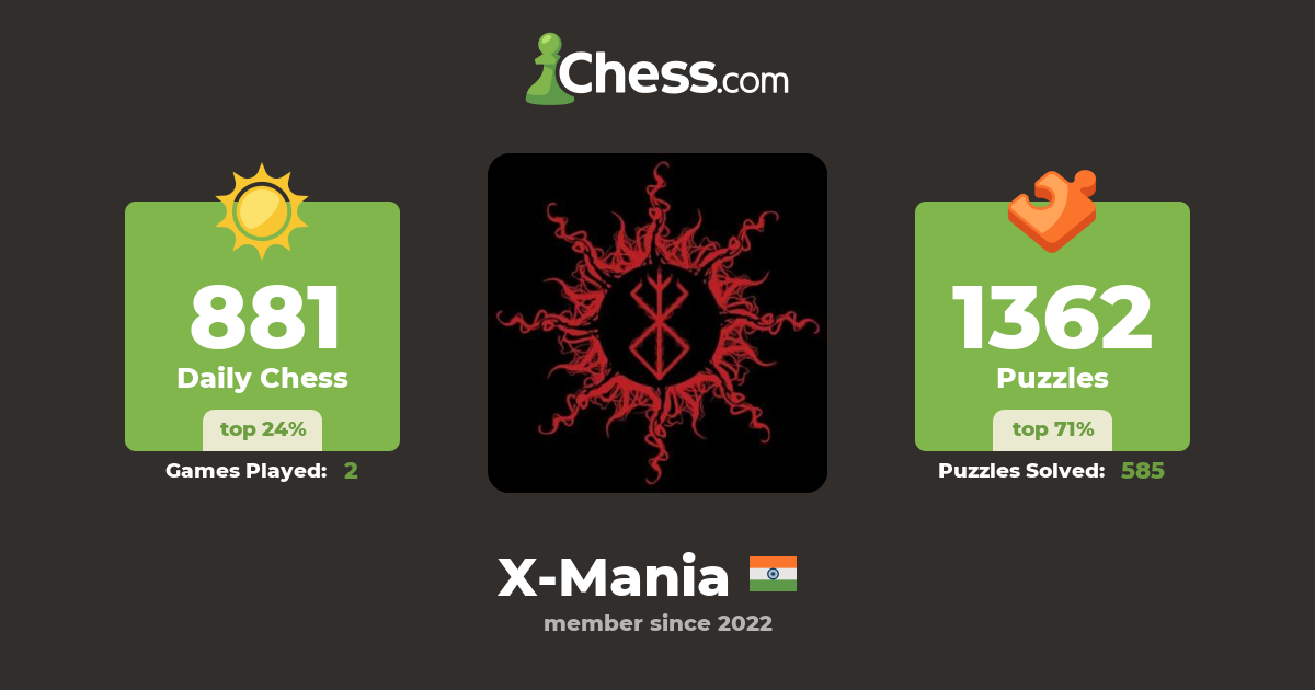 X-Mania - Chess Profile - Chess.com