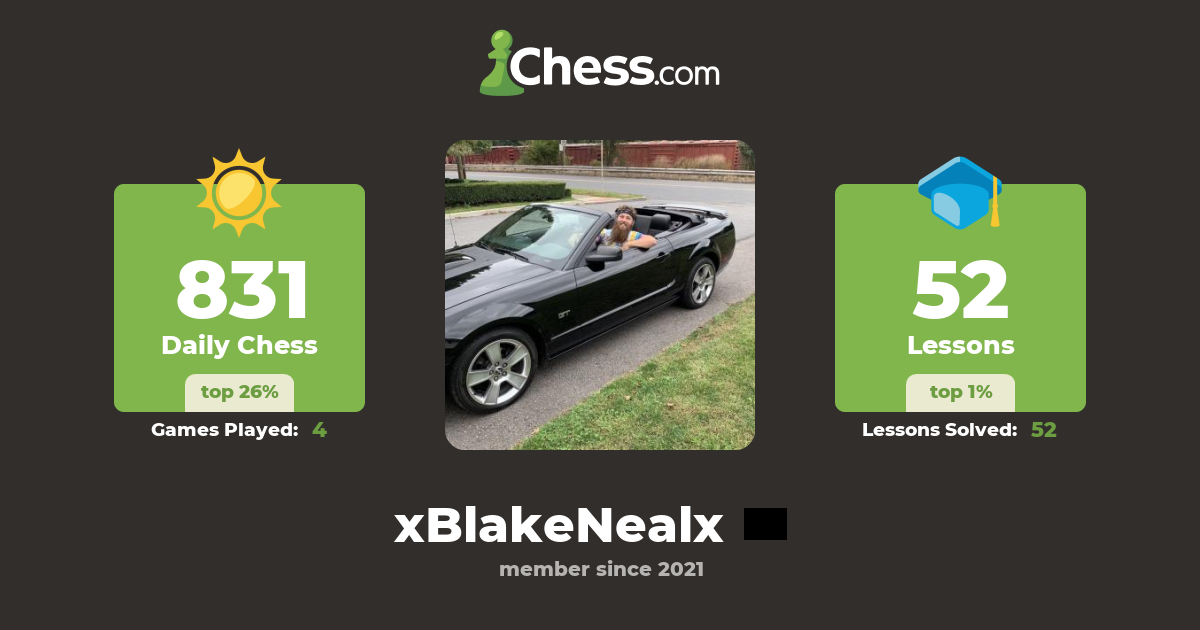 Blake Neal (xBlakeNealx) - Chess Profile - Chess.com