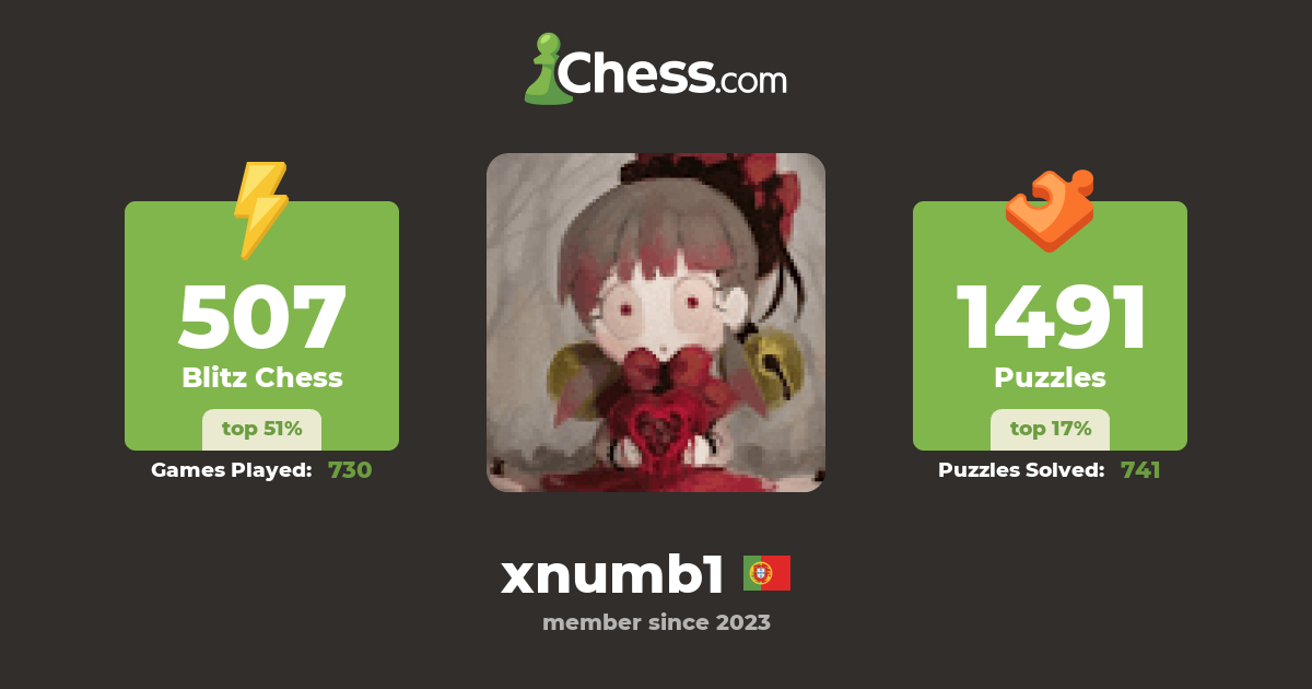 XNumb エクスナム (xnumb1) - Chess Profile - Chess.com