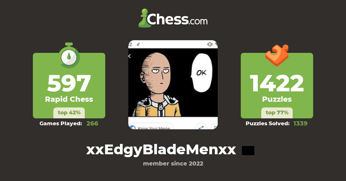 xxEdgyBladeMenxx - Chess Profile - Chess.com
