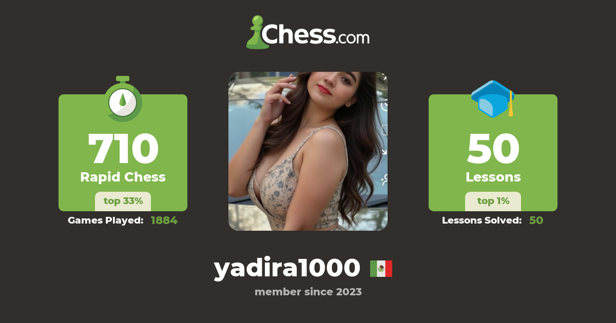 yadira1000 - Chess Profile - Chess.com