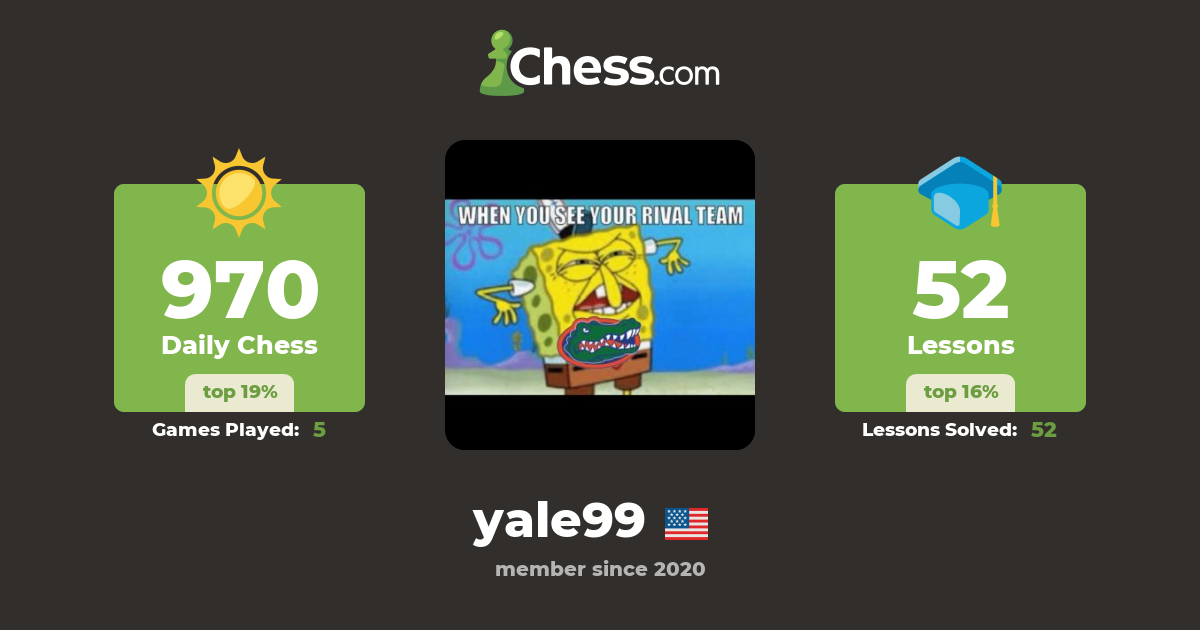 Yale (yale99) - Chess Profile - Chess.com