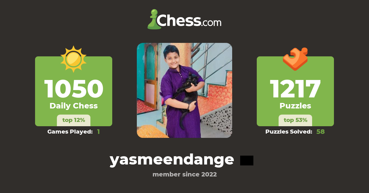 AD Hacker (yasmeendange) - Chess Profile - Chess.com