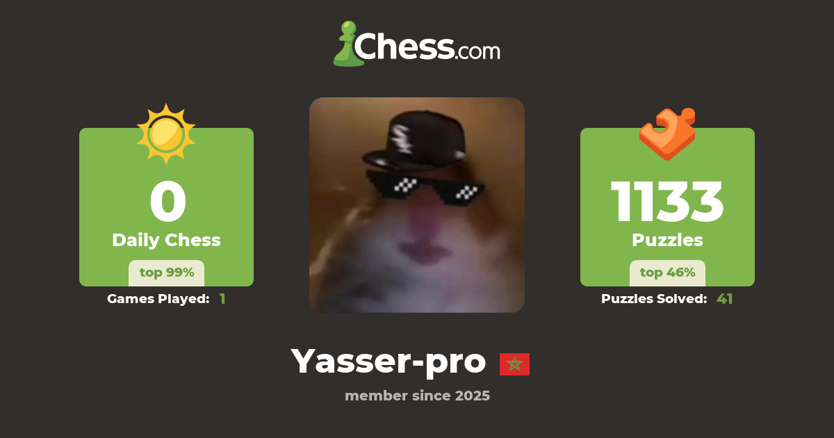 Yasser (Yasser-pro) - Chess Profile - Chess.com