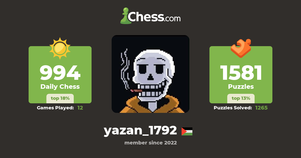 Yazan ._.Samman (yazan_1792) - Chess Profile - Chess.com