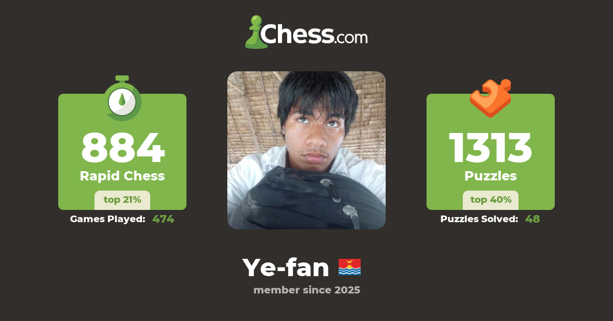 Berry Tyeon (Ye-fan) - Chess Profile - Chess.com