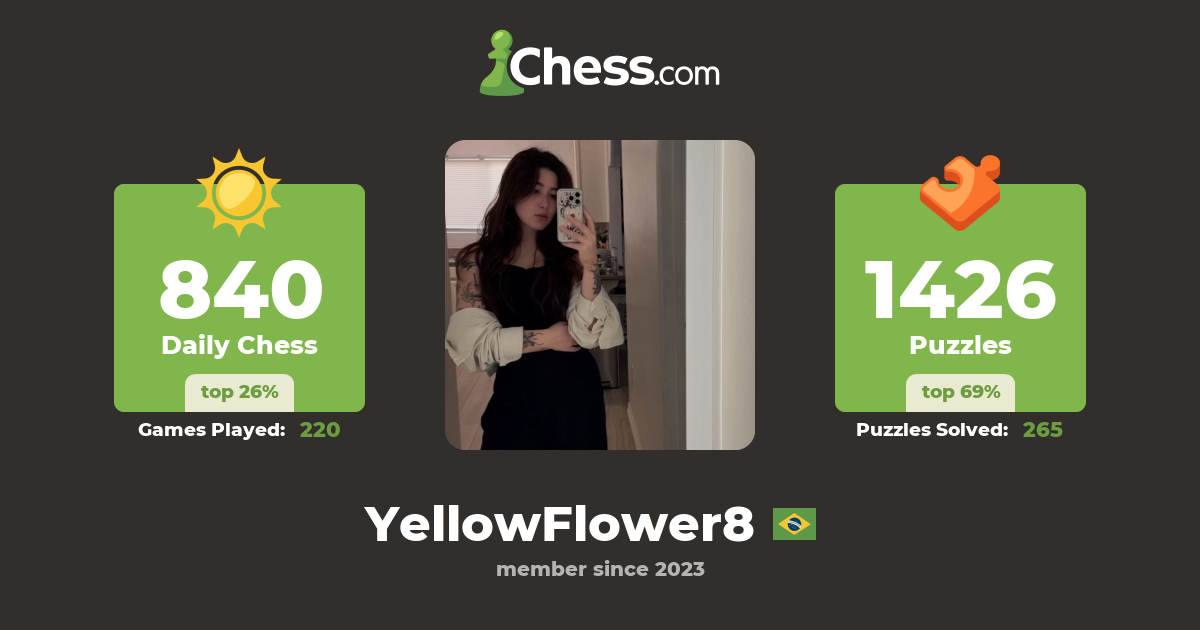 YellowFlower8 - Chess Profile - Chess.com