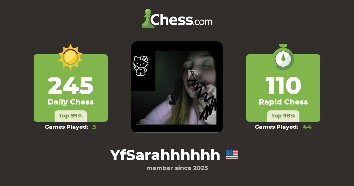 Sarah Viles (YfSarahhhhhh) - Chess Profile - Chess.com