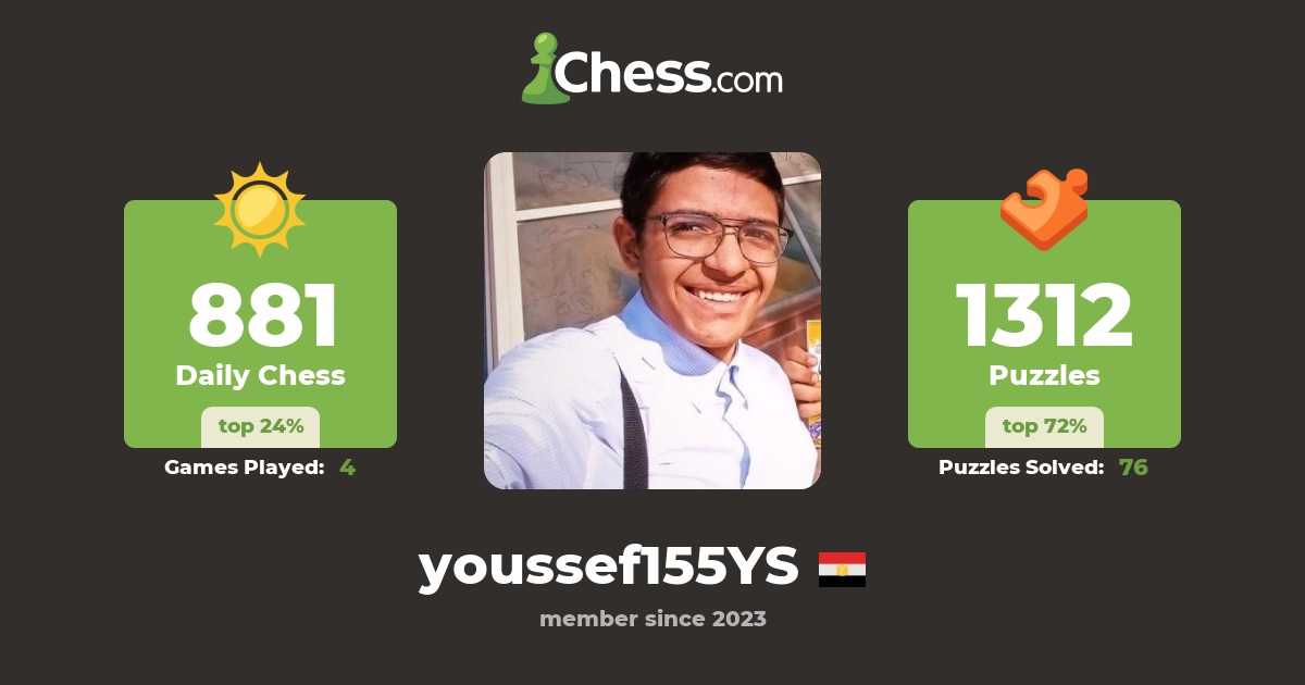 Youssef Shaban (youssef155YS) - Chess Profile - Chess.com