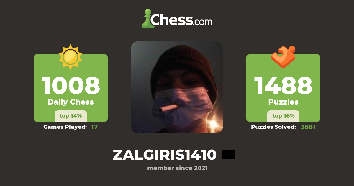 Jotautas Kateiva (ZALGIRIS1410) - Chess Profile - Chess.com