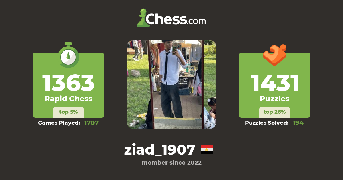 Ziad (ziad_1907) - Chess Profile - Chess.com