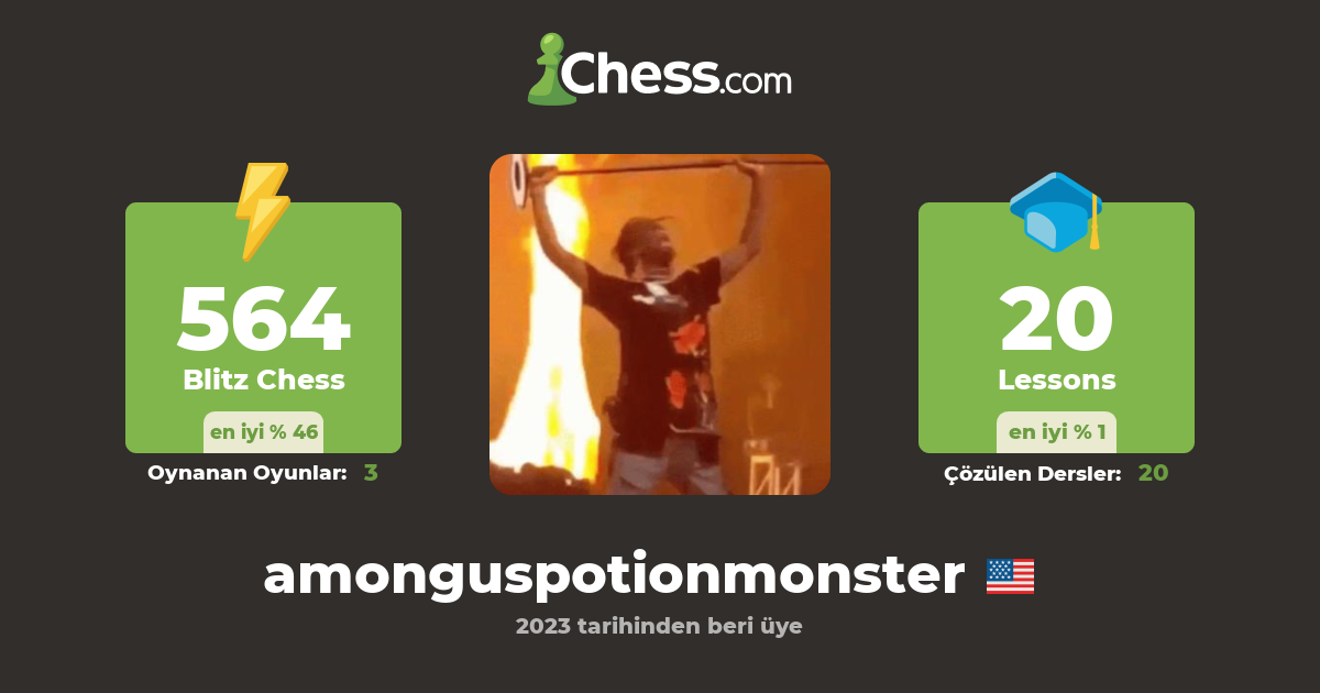 amonguspotionmonster - Satranç Profili - Chess.com