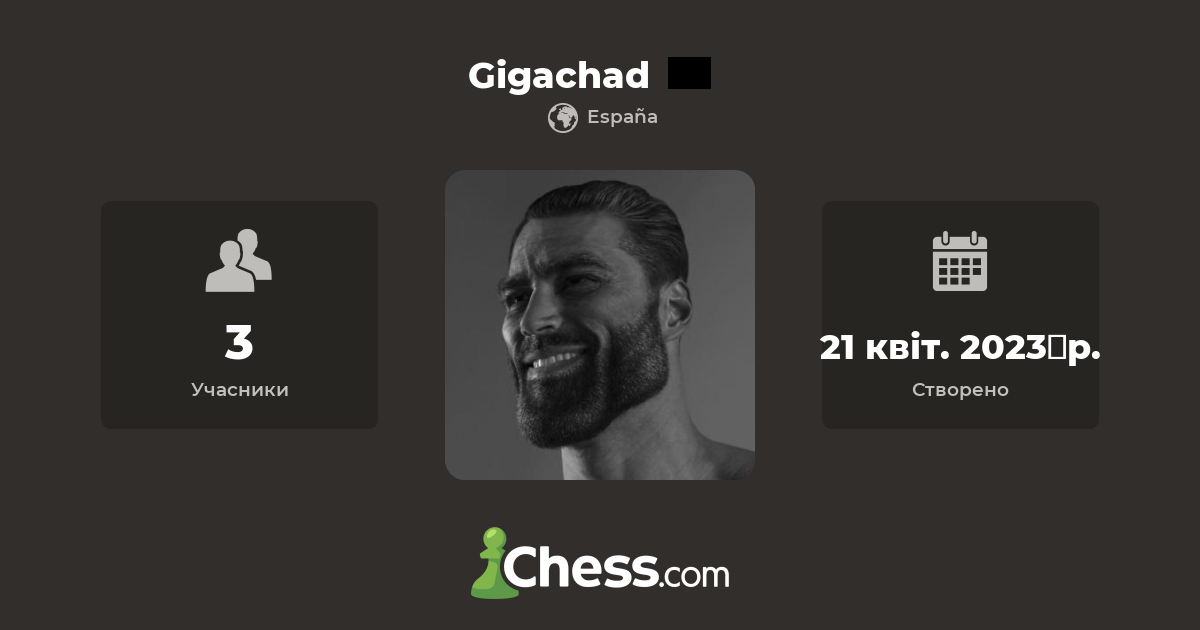 Gigachad - Шаховий Клуб - Chess.com