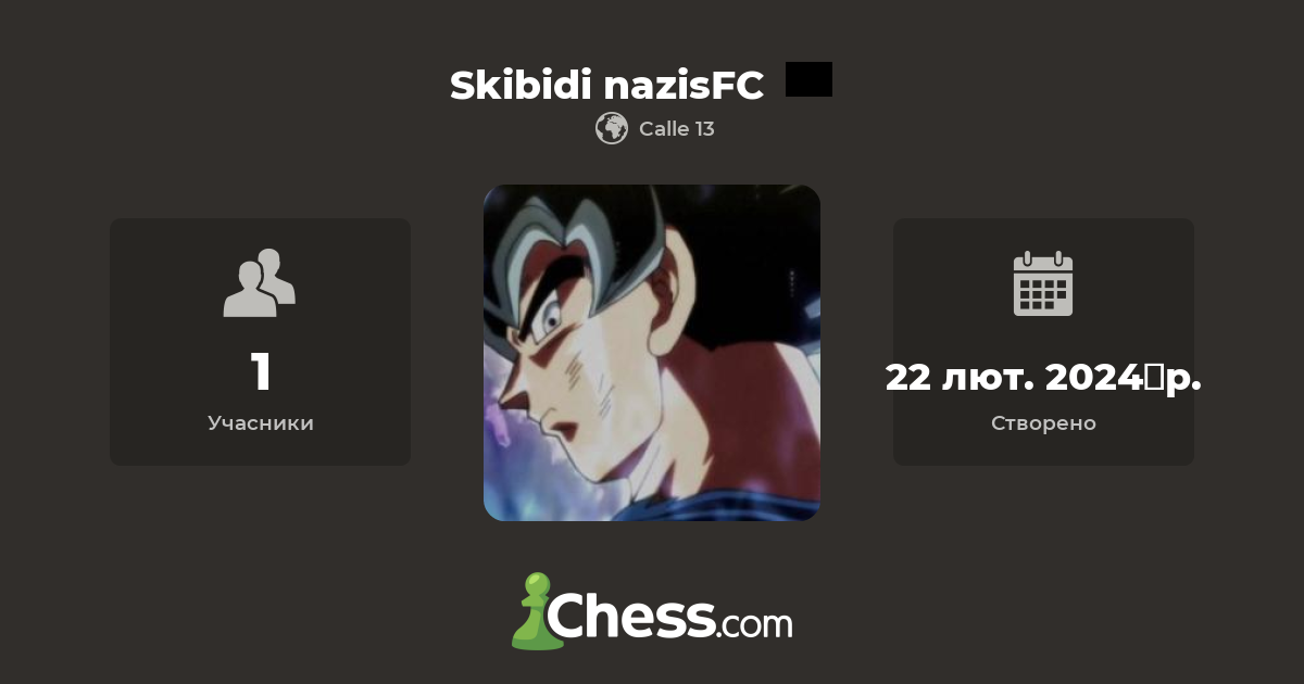 Skibidi nazisFC - Шаховий Клуб - Chess.com