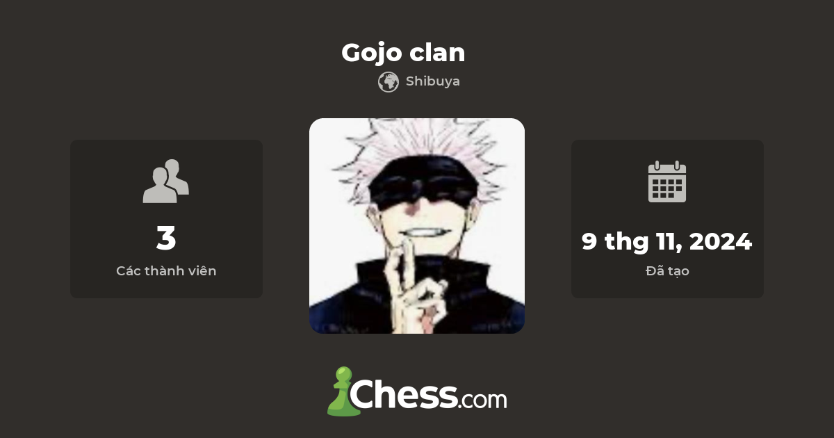 Gojo clan - Câu lạc bộ cờ vua - Chess.com