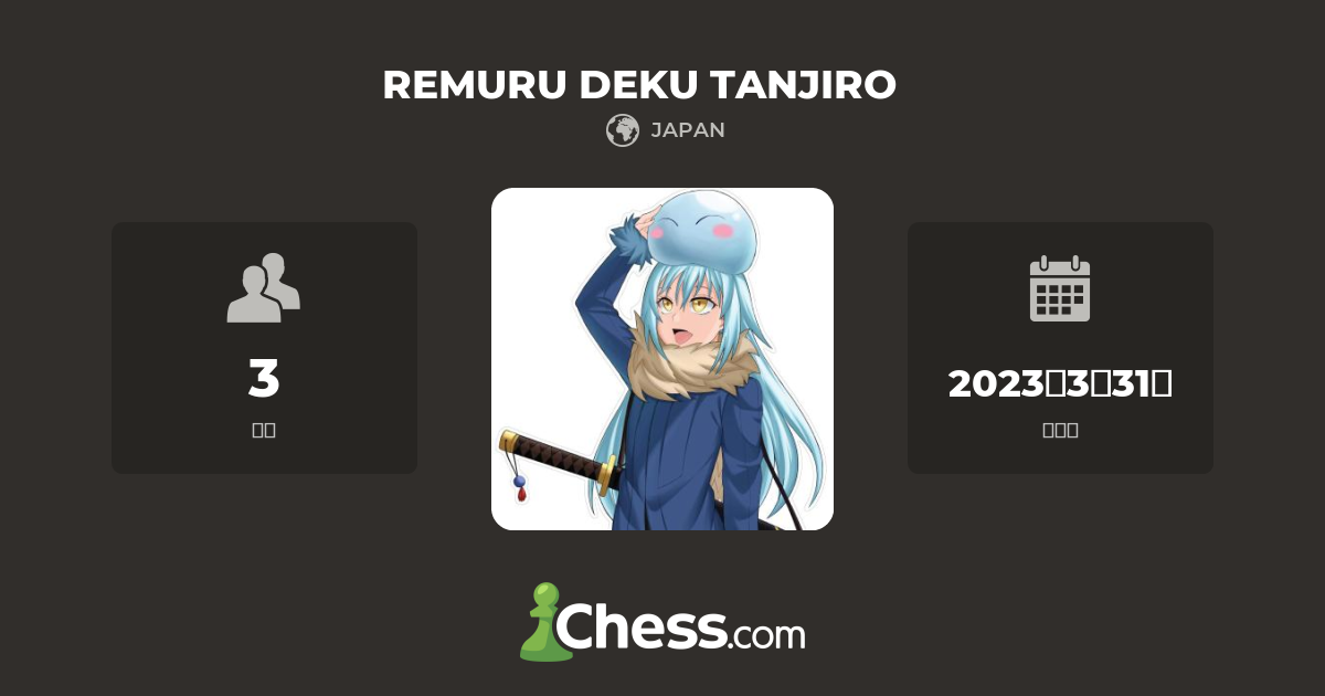 REMURU DEKU TANJIRO -- 俱樂部 - Chess.com