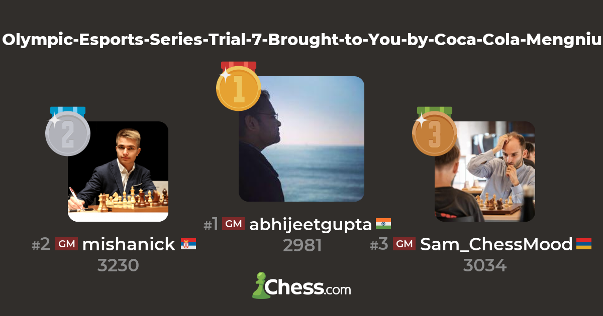 Olympic-Esports-Series-Trial-7-Brought-to-You-by-Coca-Cola-Mengniu - 線上賽事 - Chess.com