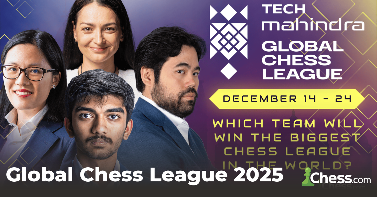 Global Chess League 2025 | ChessTV 顯示 - Chess.com